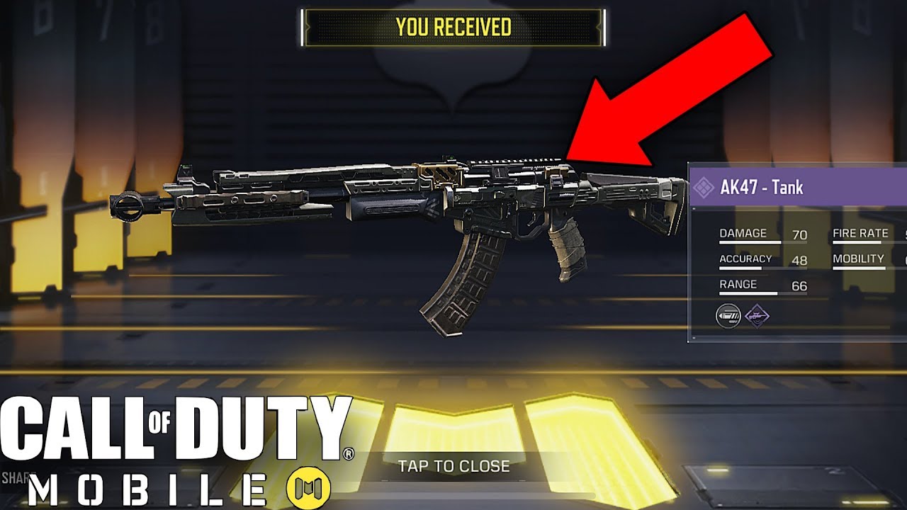 Call of Duty Mobile - UNLOCKING EPIC AK47 TANK SKIN + GAMEPLAY! - YouTube