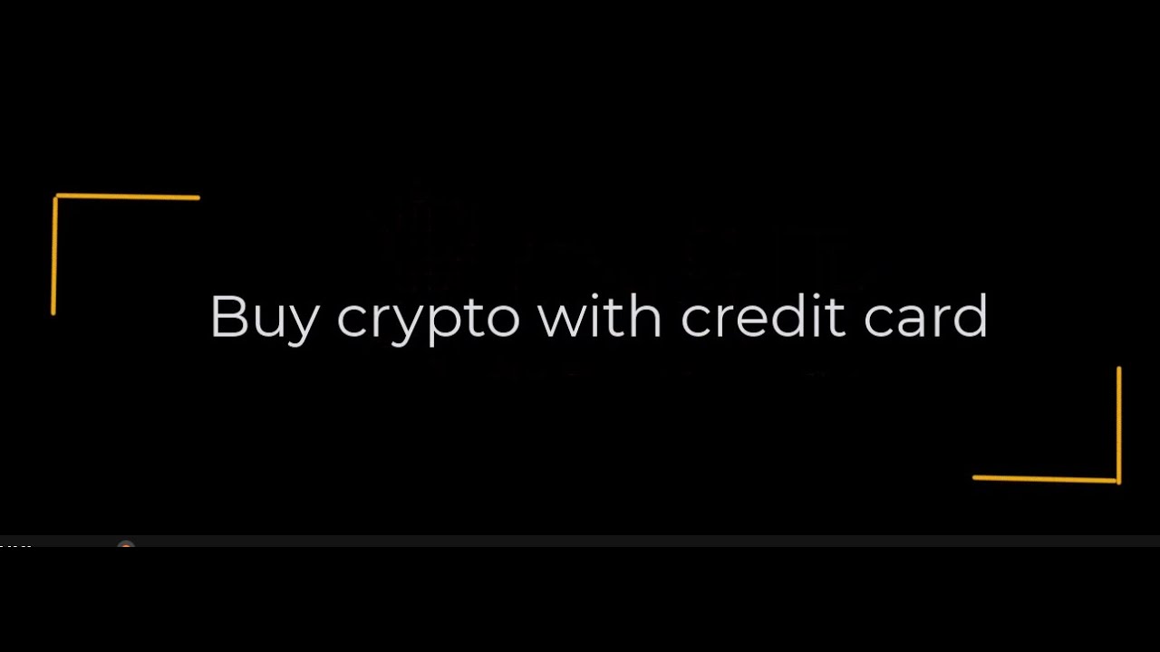 How to buy cryptocurrency or tokens using credit card? | crsip finance ...