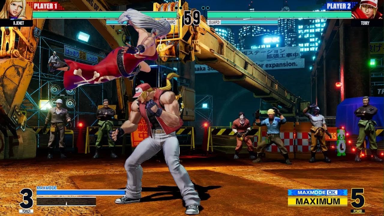 THE KING OF FIGHTERS XV B.Jenet VS Terry Bogard - YouTube