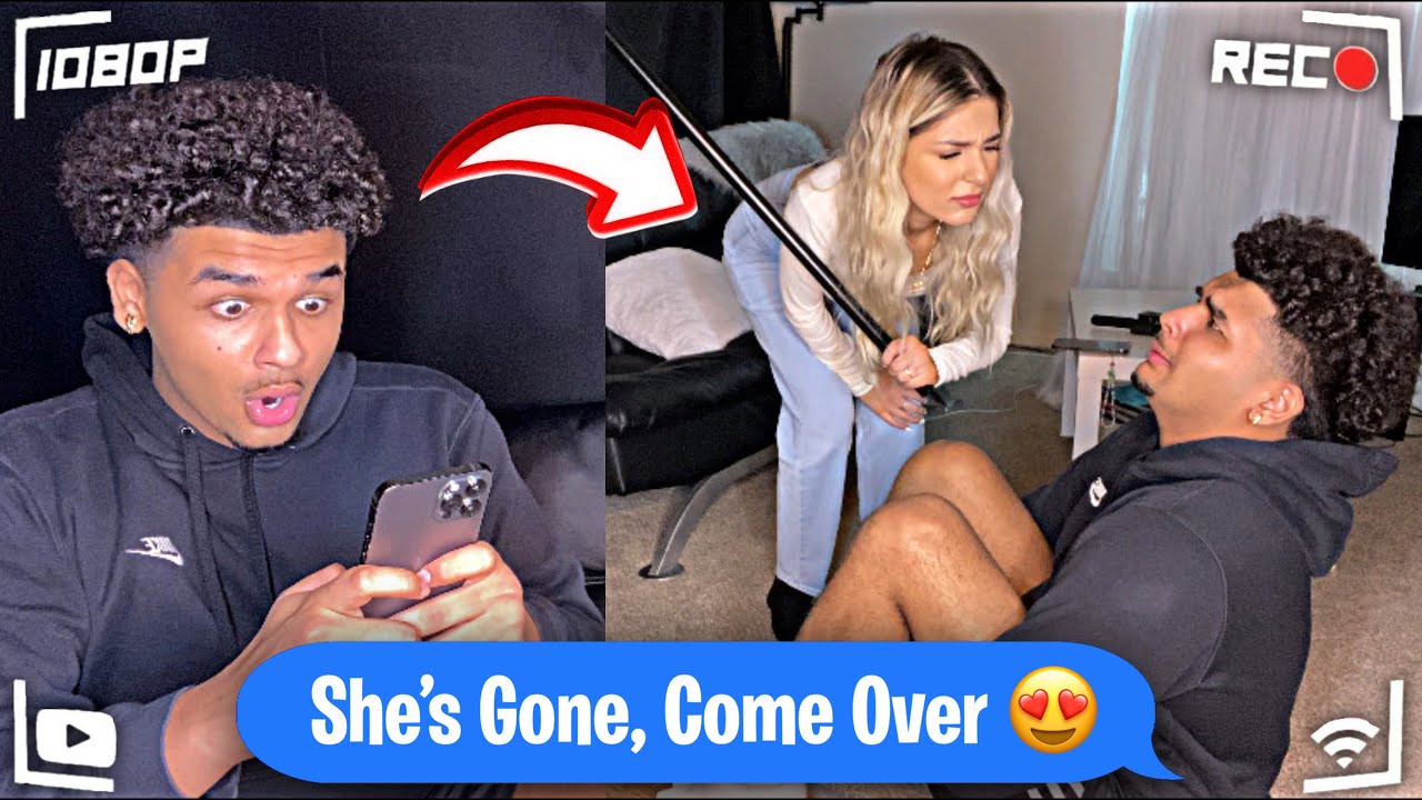 Texting My Ex Gf “she Gone Come Over” Prank 😳 She Pulled Up Youtube