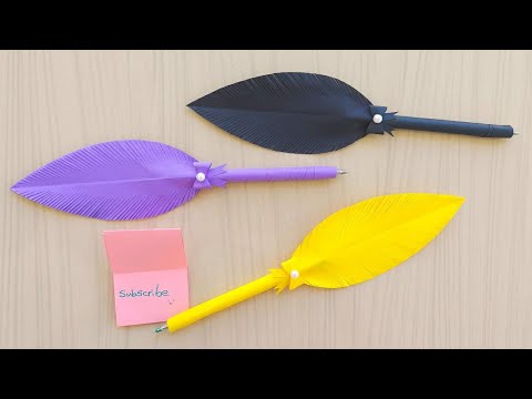 Easy Origami Paper Pen | Origami Paper Craft | How To Make Paper Pen ...