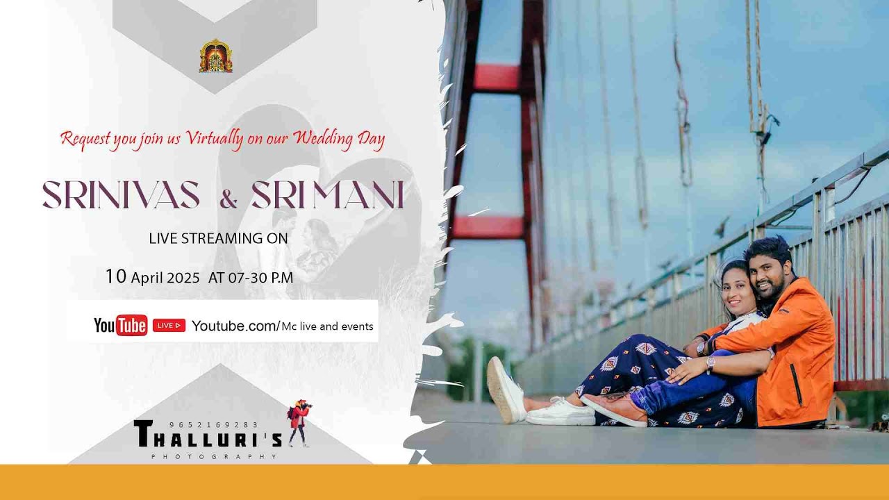 SRINIVAS WEDS SRIMANI WEDDING CEREMONY - YouTube