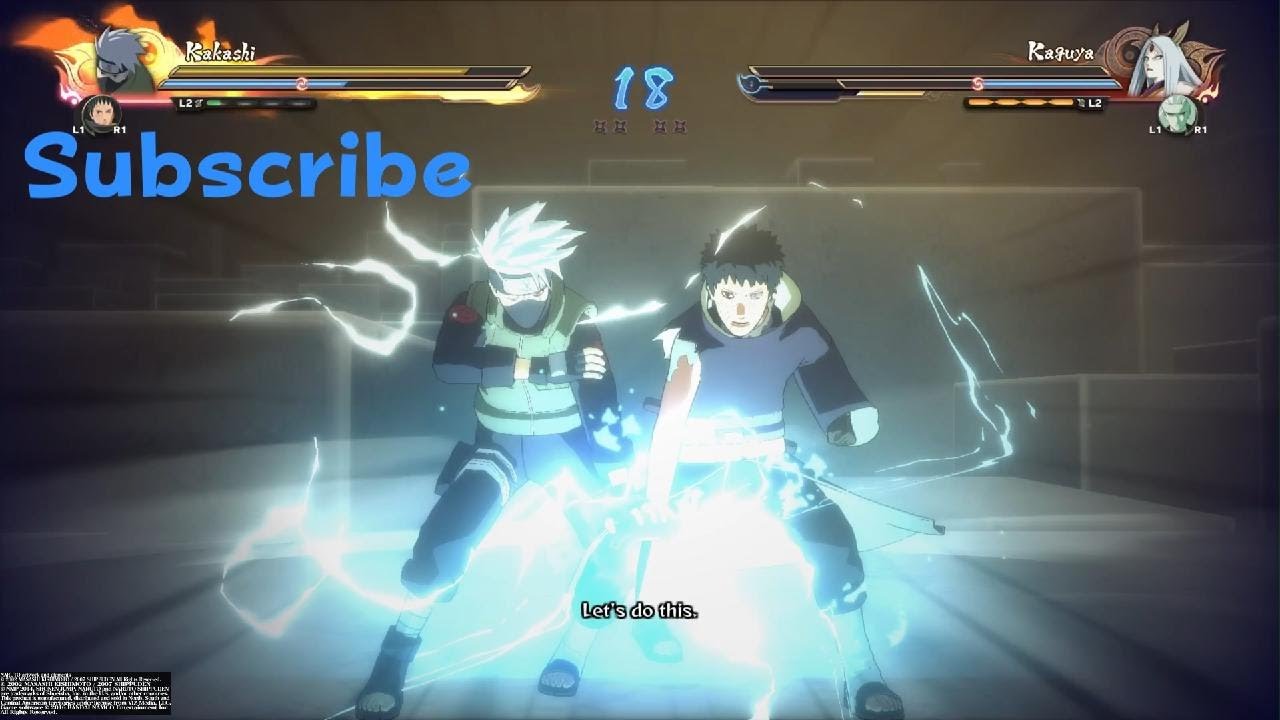 NSUNS4'S Kakashi and Obito Secret Ultimate technique - YouTube