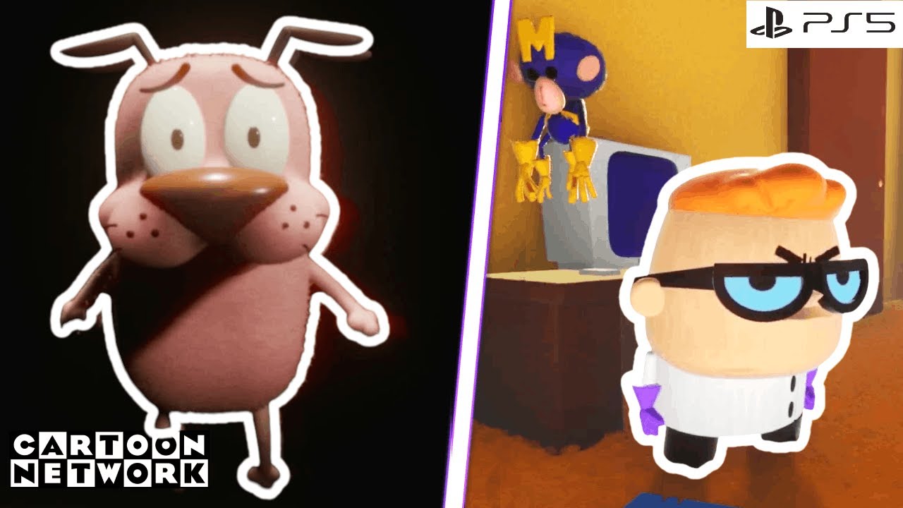 Probando el juego de Dexter y Coraje el perro cobarde para Ps5 - YouTube