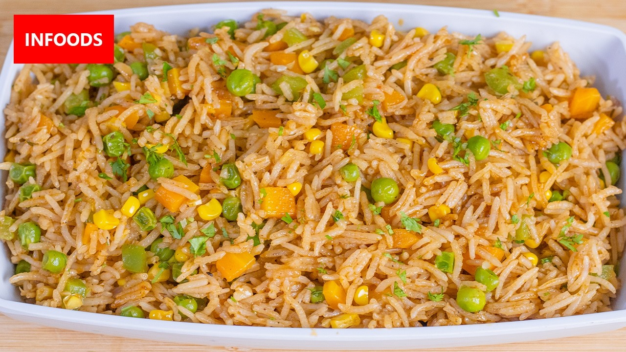 Peri Peri Rice Recipe | How to Cook Peri Peri Rice | Infoods - YouTube