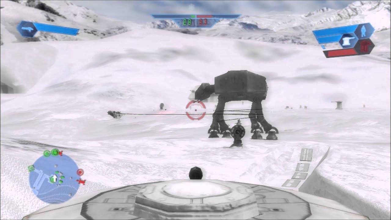 Star Wars Battlefront AT-AT rope takedown - YouTube