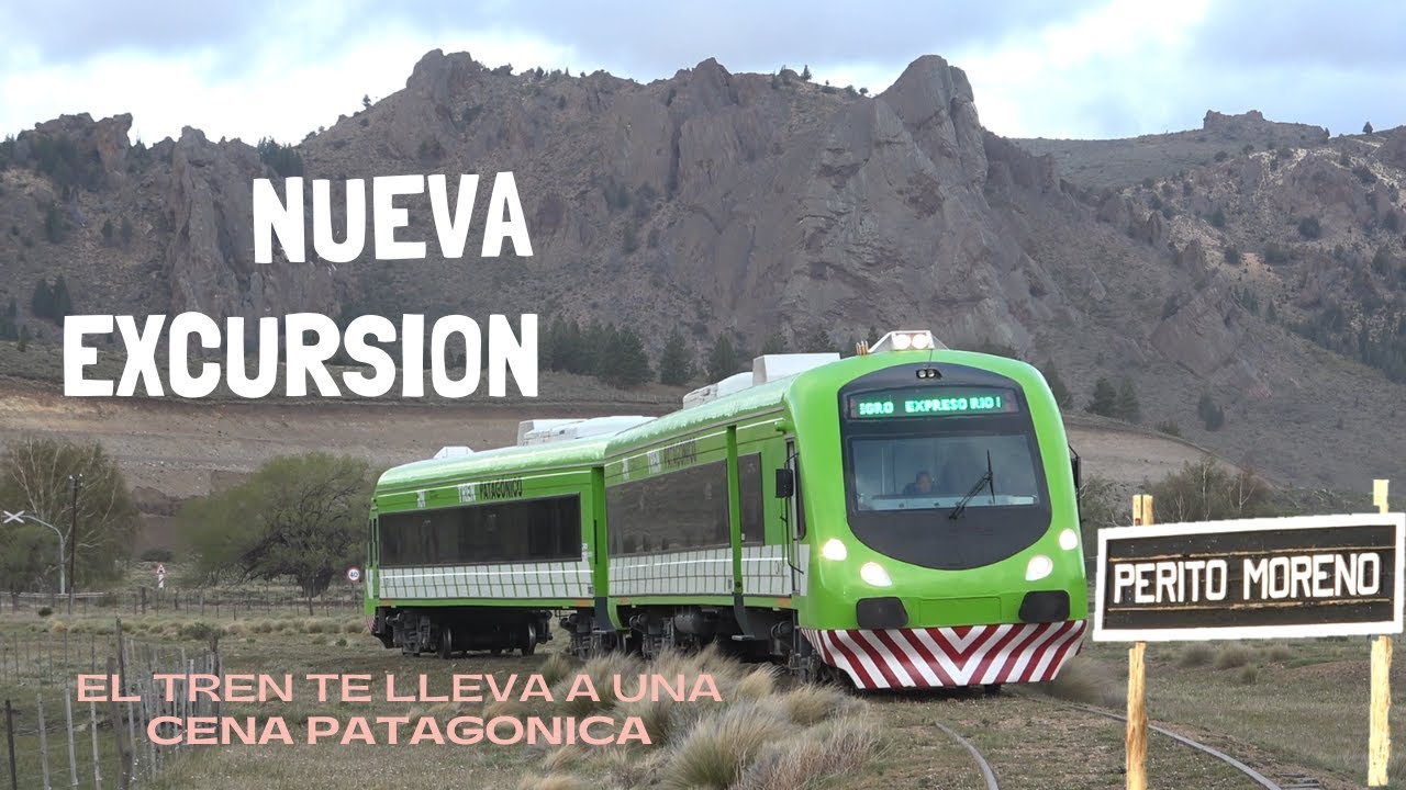 NUEVA Excursión en Bariloche! Tren a PERITO MORENO con CENA Patagónica ...