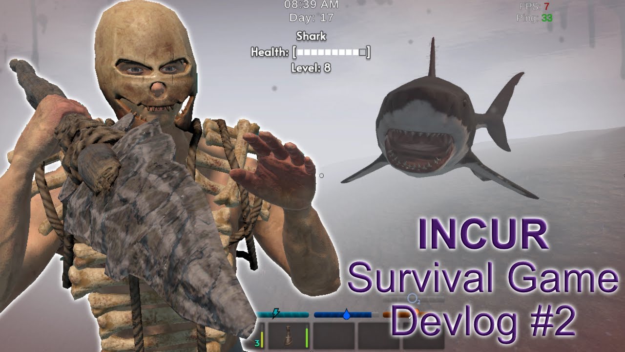 INCUR | Early Alpha of my Survival Game | Devlog #2# تطوير لعبة - YouTube