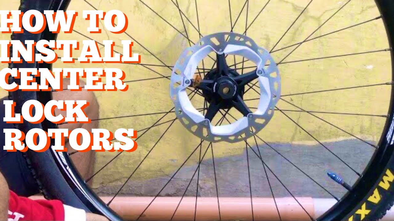 PAANO MAGKABIT NG CENTER LOCK ROTOR | HOW TO INSTALL CENTER LOCK ROTOR ...
