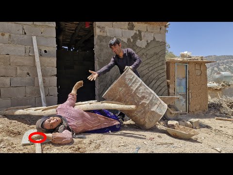 A shocking incident for the Ghodrat family: Afsaneh fell from her home and injured her arm.