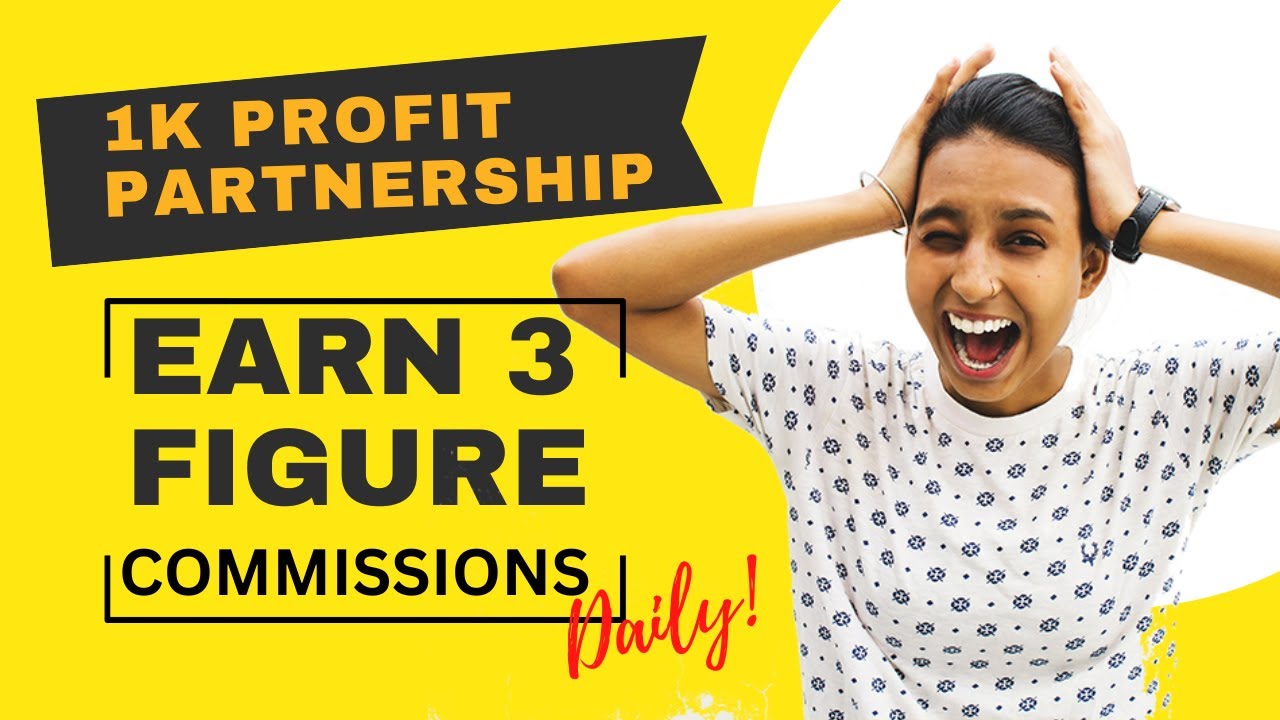 Get 3 Figure Commissions With This Amazing 1k Profit Partnership System ...