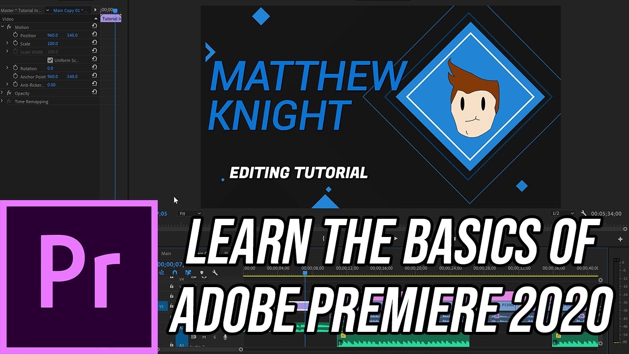 Premiere 2020 Tutorial: Getting to Know Adobe Premiere - YouTube