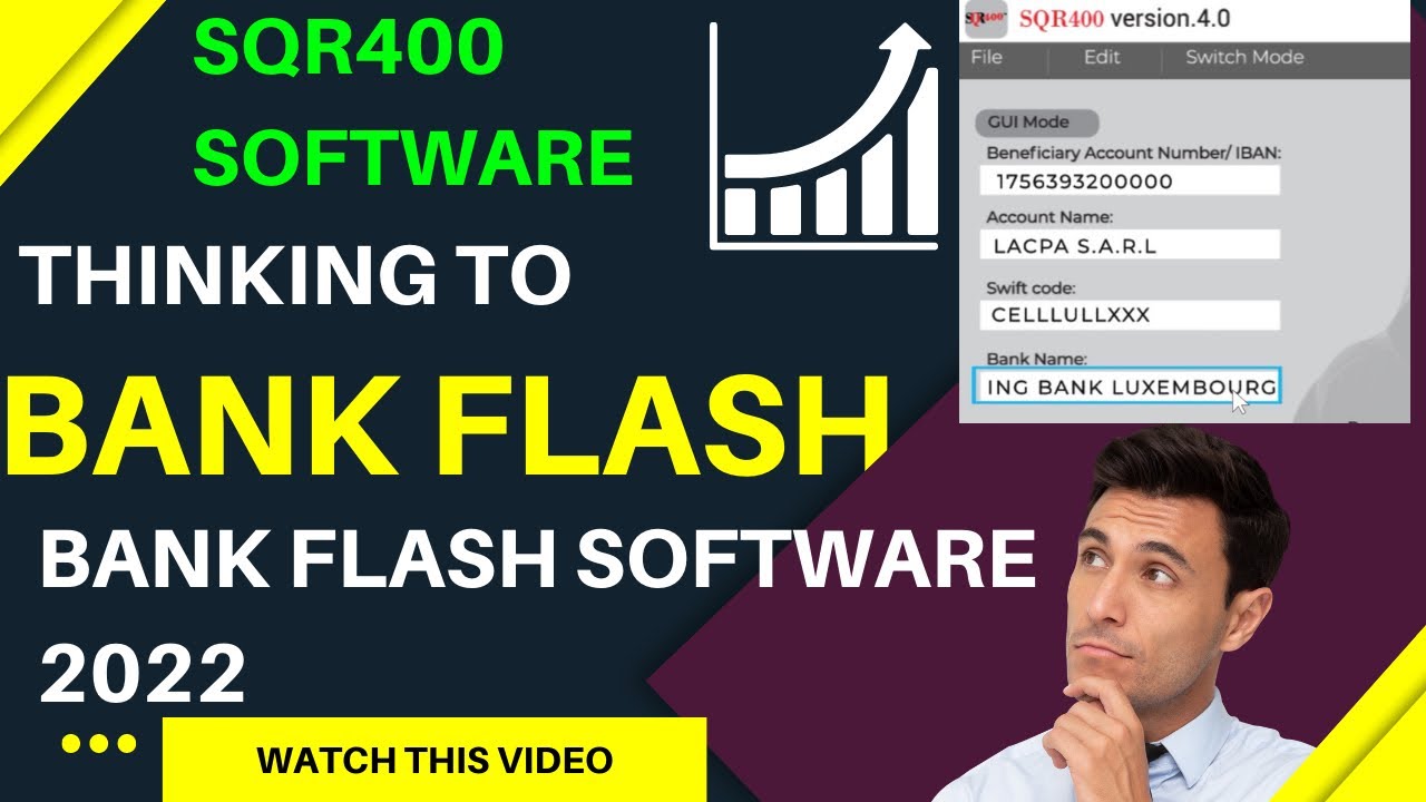 SQR 400 Bank Flash Software Working 2022 | Bank Flash in India | Scam ...
