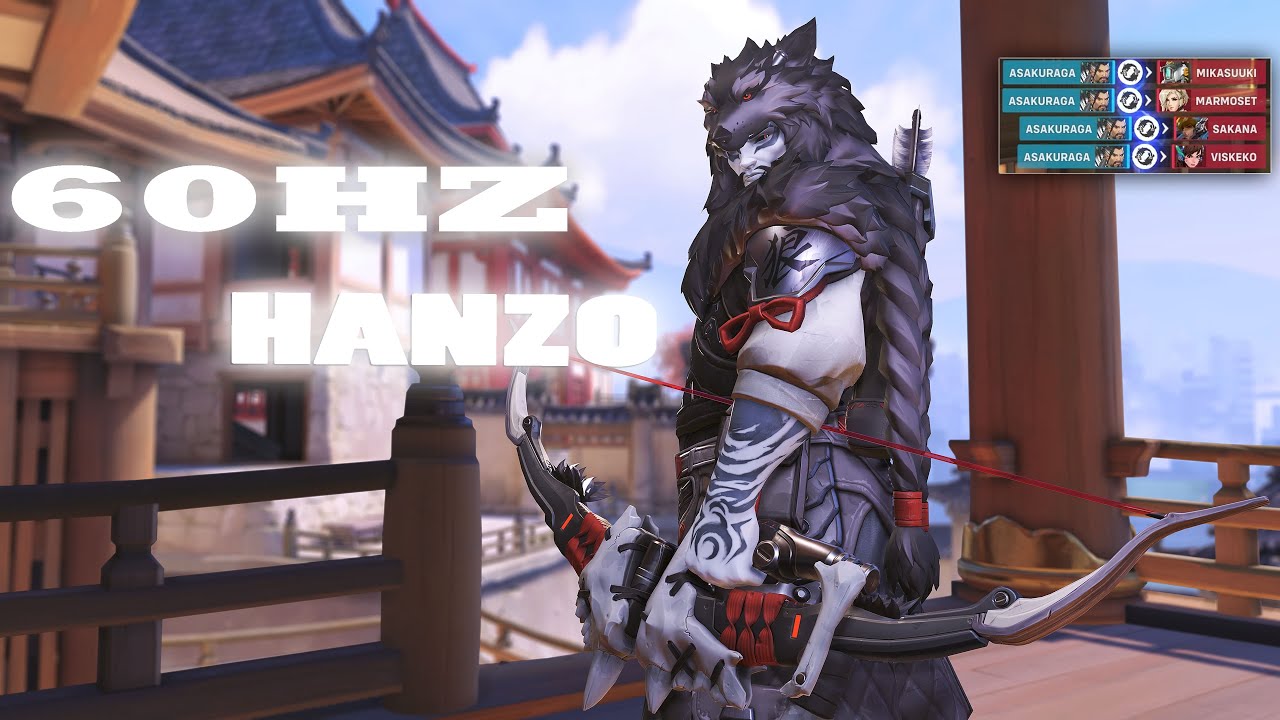 60Hz HANZO GAMEPLAY | OVERWATCH 2 - YouTube