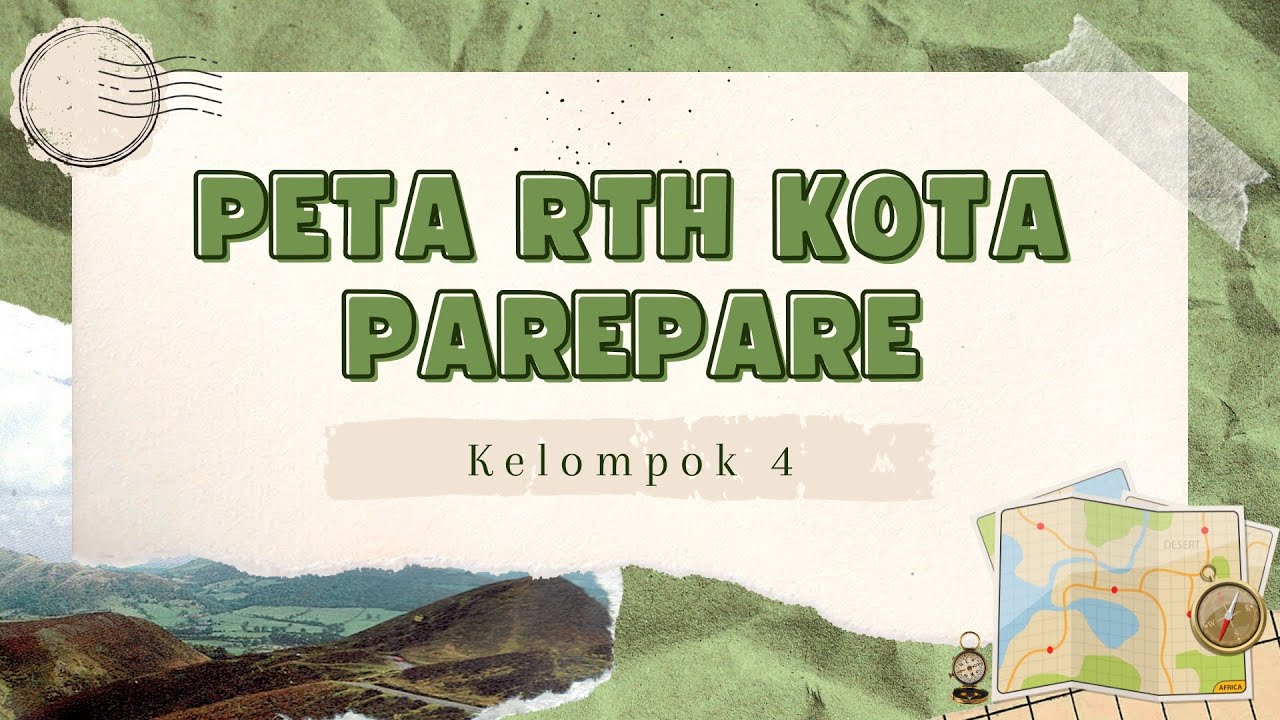 Peta Persebaran Ruang Terbuka Hijau Kota Parepare - YouTube