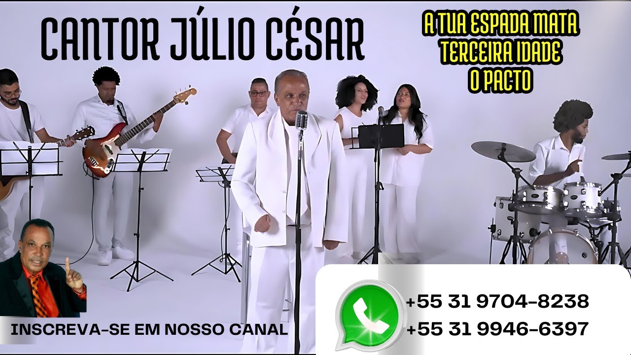 Cantor Júlio César Um pedaço de cada Clipe A Tua Espada Mata Terceira ...