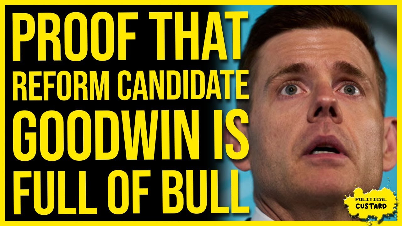FULL OF BULLSH*T! Proof That Reform's "Prof" Matt Goodwin Just Makes Up ...
