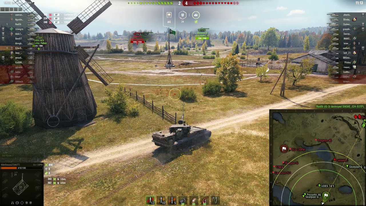 World of Tanks|| SU-130PM 5 kills 3K damage - YouTube