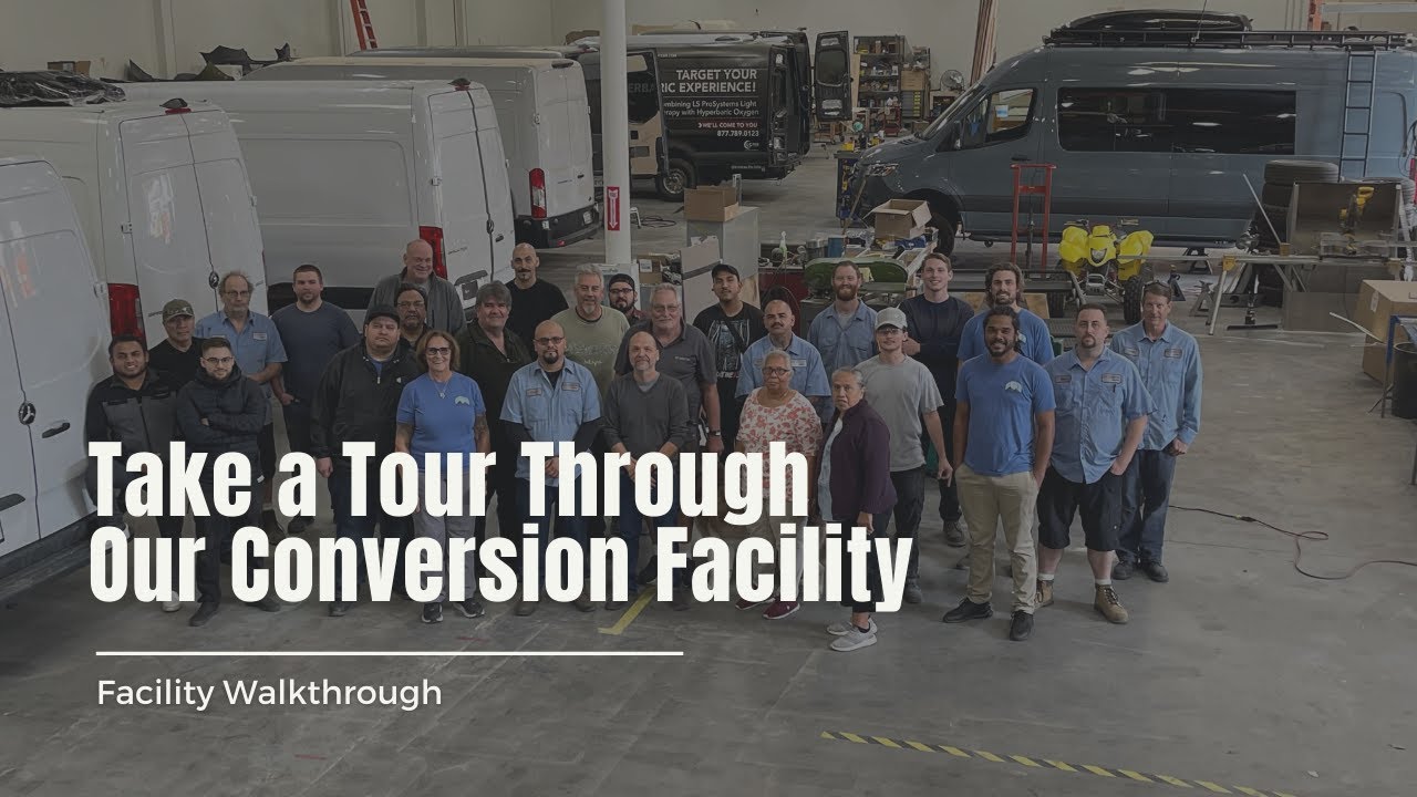 ADF Sprinter Van Conversion Facility Tour - YouTube