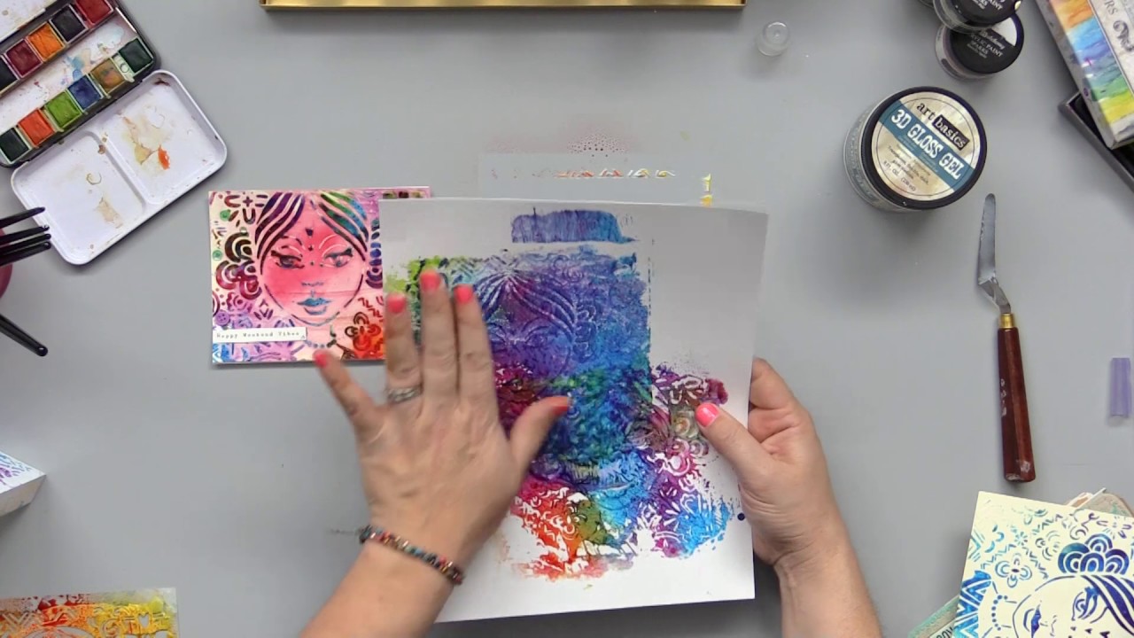 How to Create Embossed Resist Layers in Mixed Media Projects with May ...