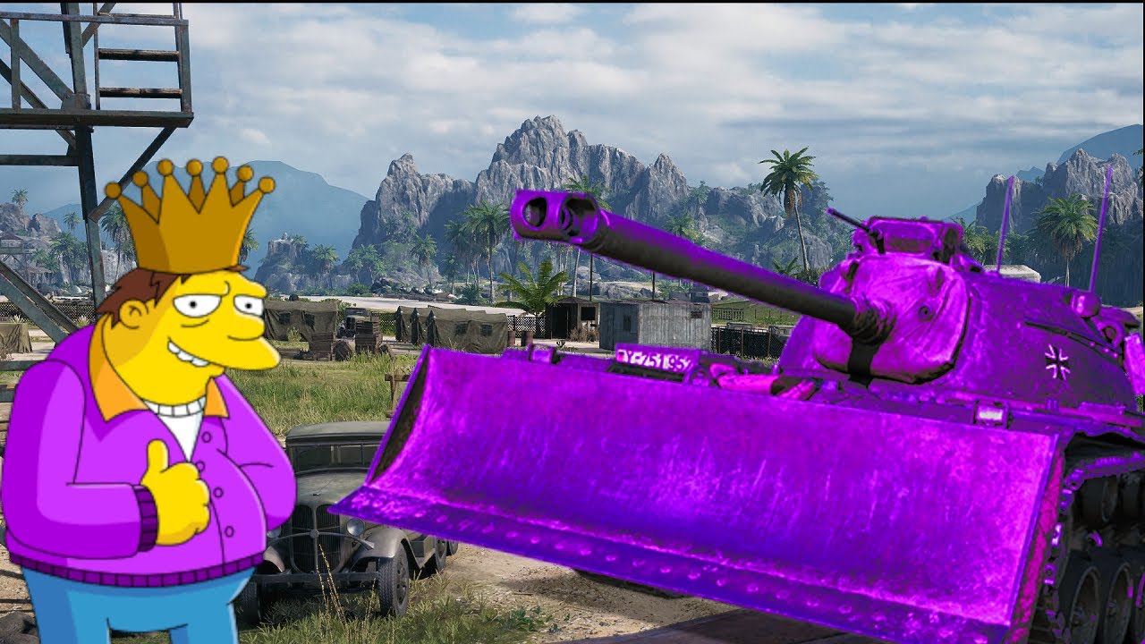 plow king in World of Tanks - YouTube