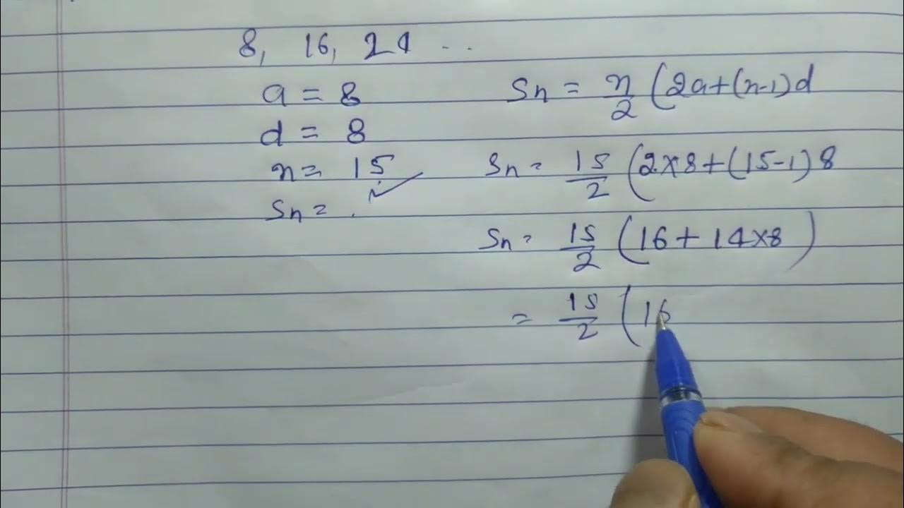 Find The Sum Of First 15 Multiples Of 8 YouTube find-the-sum-of-first-15-multiples-of-8-youtube