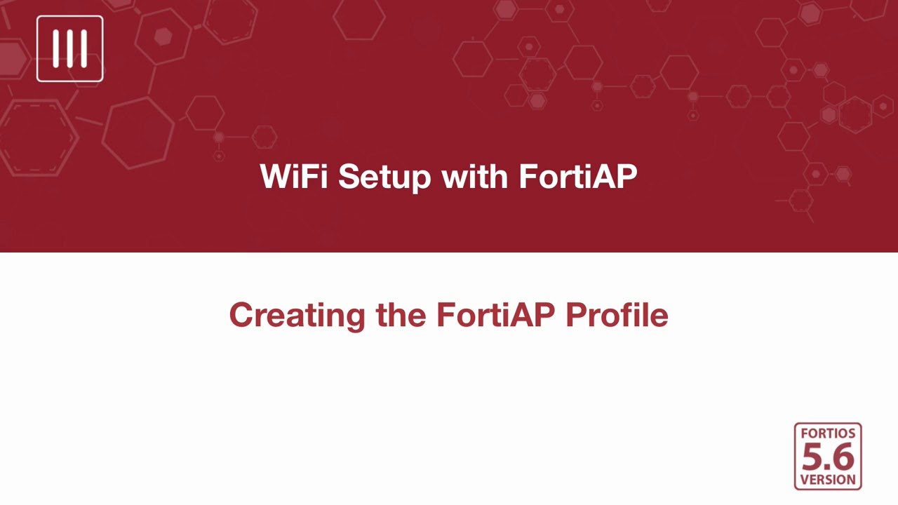 FortiGate Cookbook Setting up WiFi with FortiAP 5 6 - YouTube