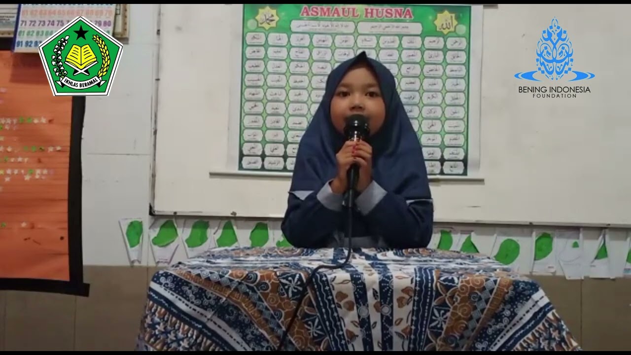 RA BENING NURUL AMIN_HASNA KAMILA_LOMBA TAHFIDZ TK RA TINGKAT KAB ...