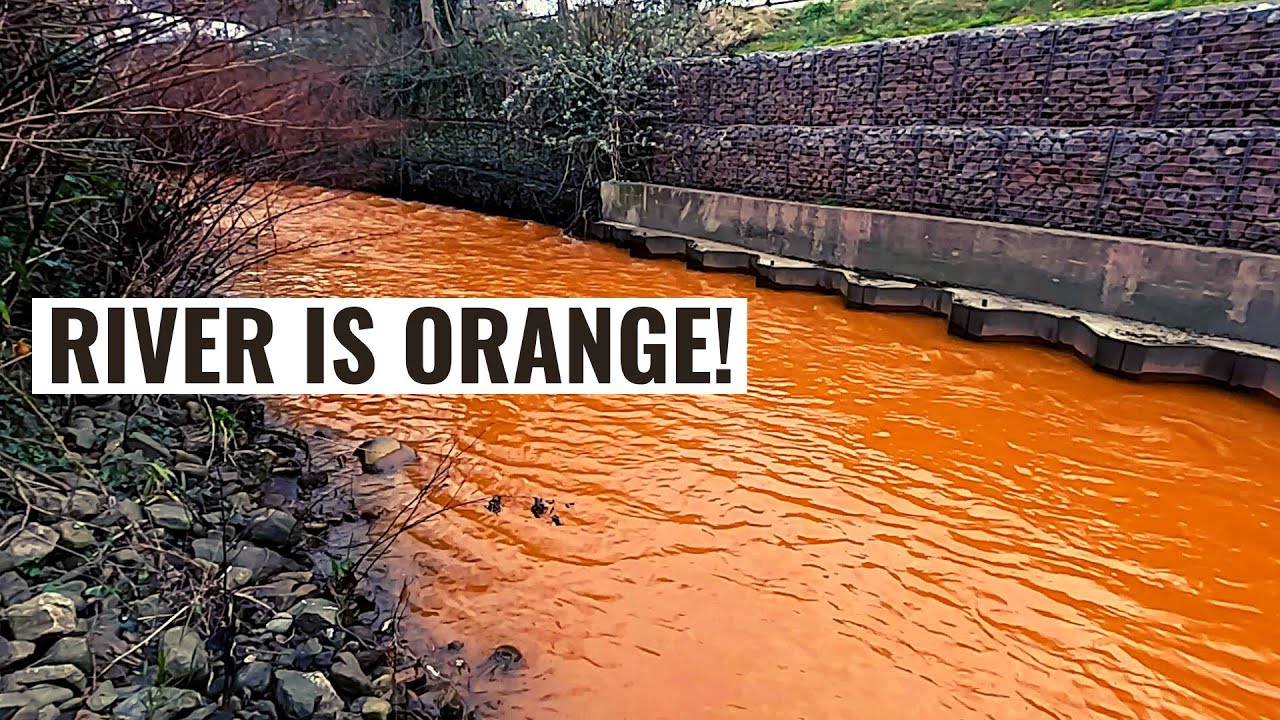 River Behind My House Has Turned Orange...What Is Going On! - YouTube