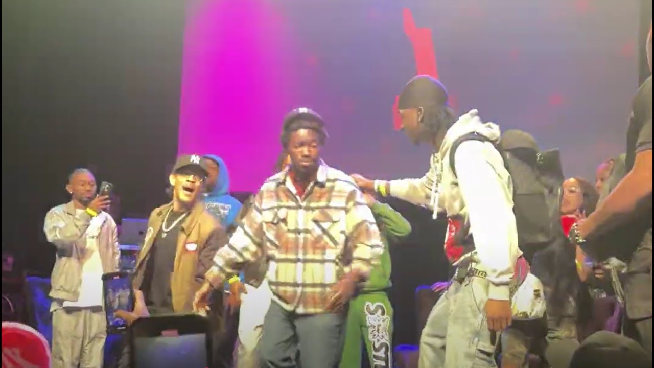 DJ AKADEMIKS BRING OUT KYLE RICH FOR NYC BIRTHDAY SHOW - YouTube