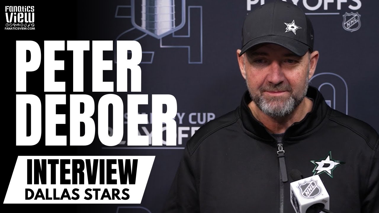 Gabinetes Peter Deboer Stars Coach Peter DeBoer Burns Reporter With