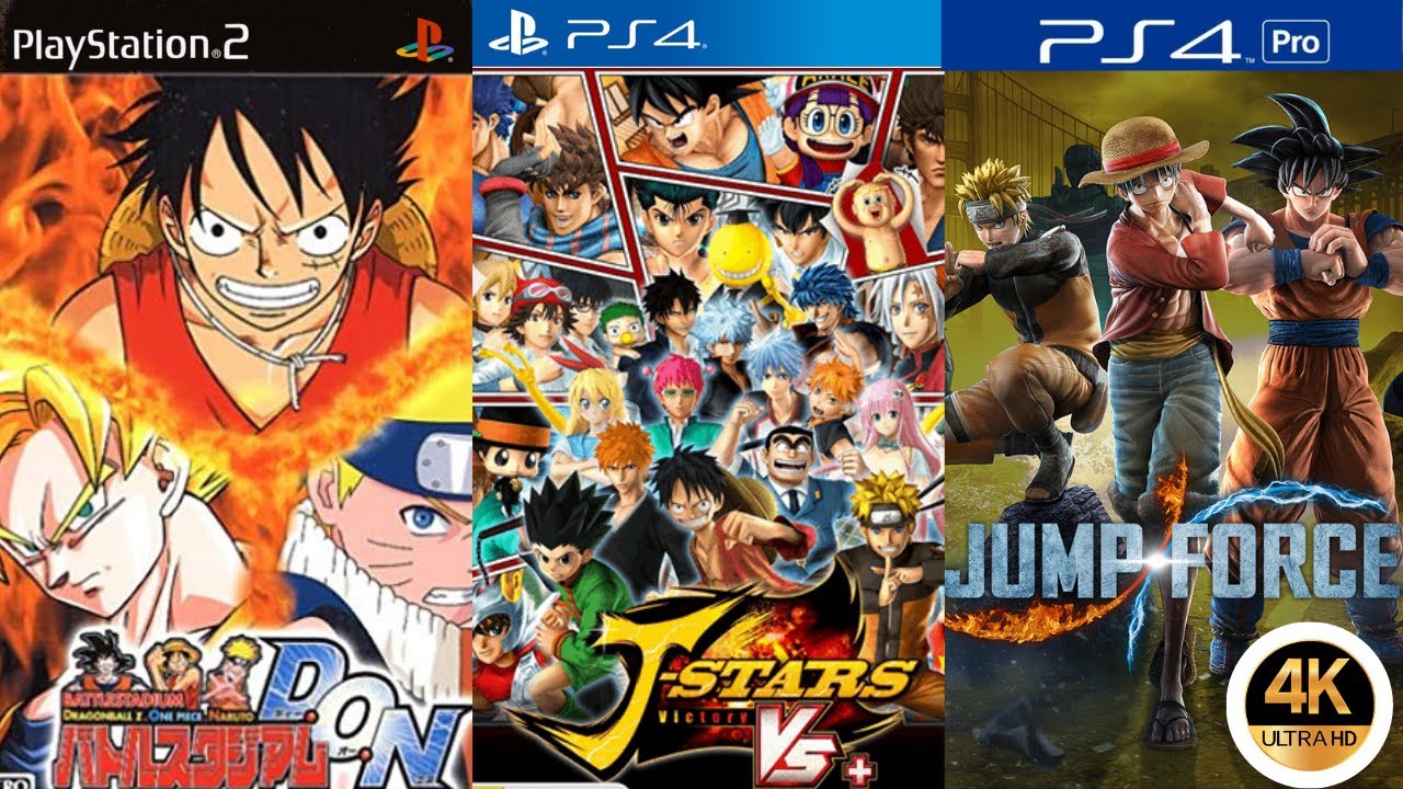 Jump Force Games Evolution PS2 - PS4 - YouTube