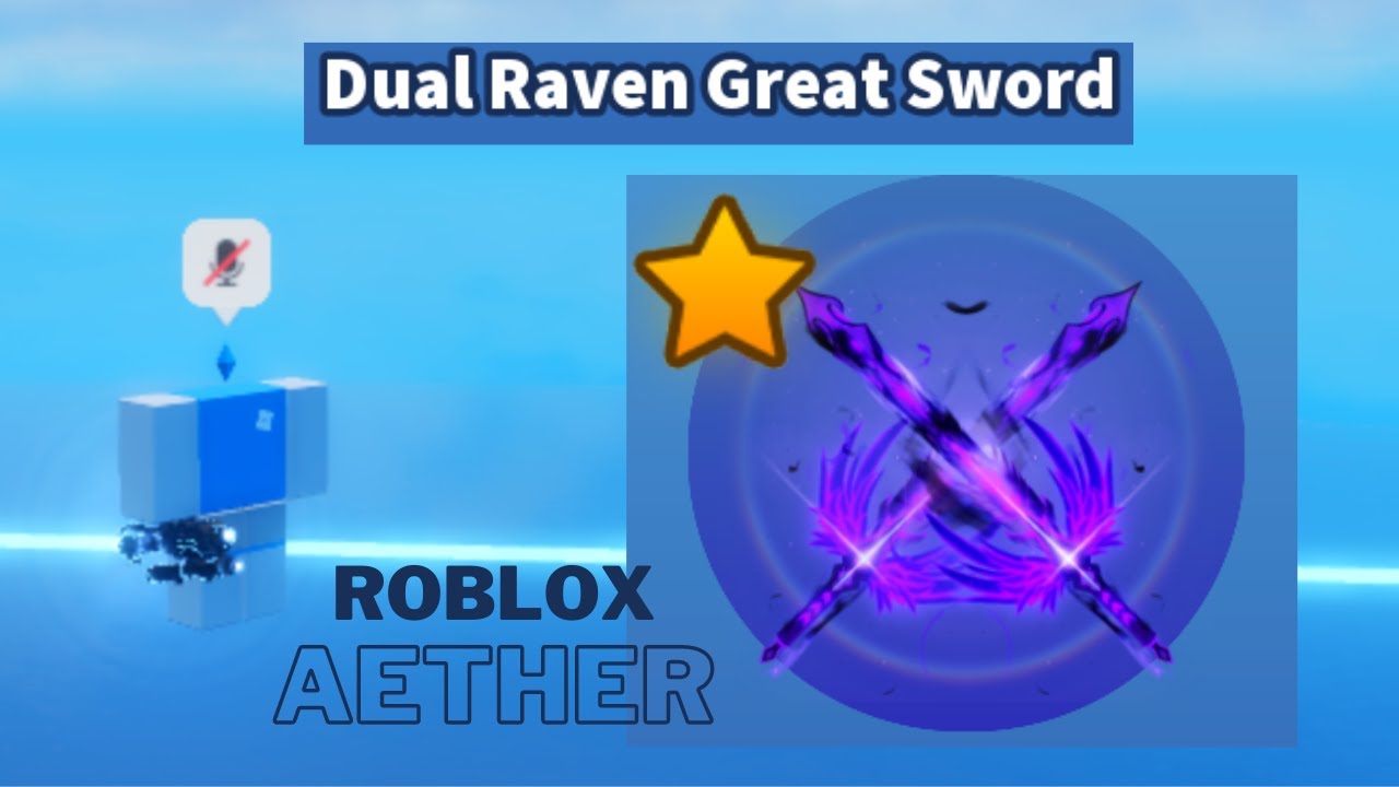 *DUAL* Raven *GREAT SWORD* Showcase┃Blade Ball - YouTube