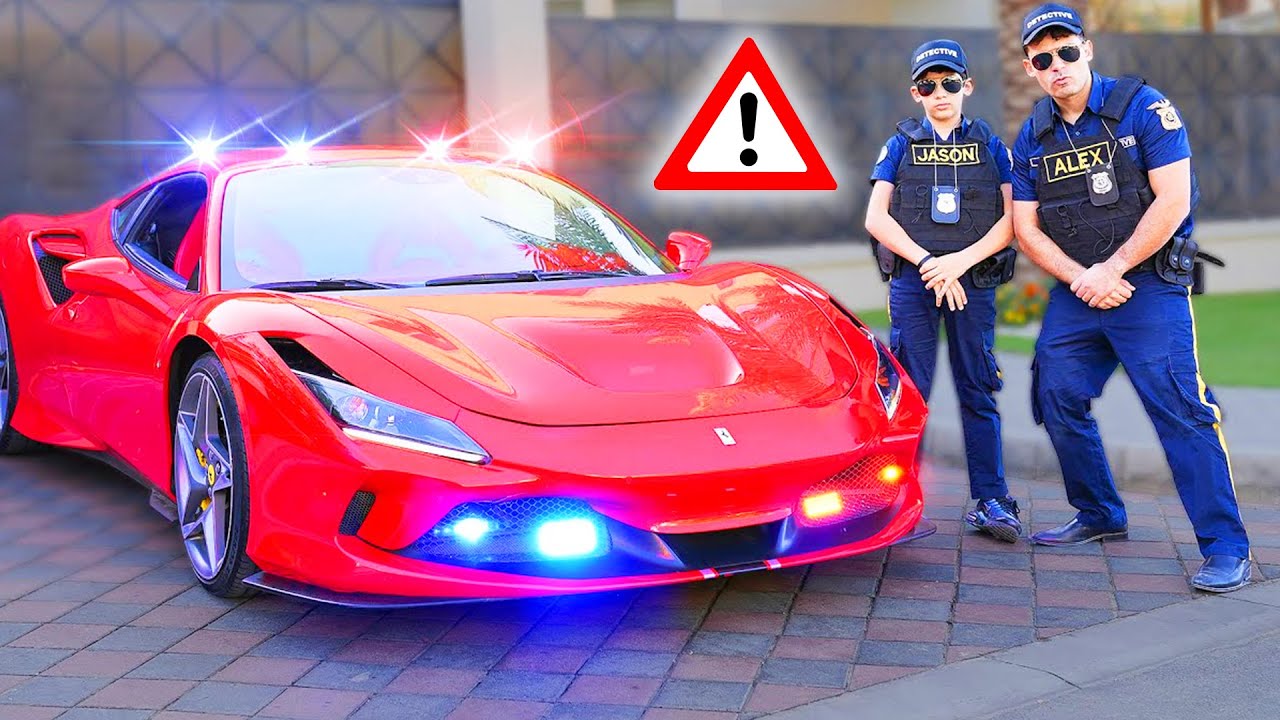 Jason and Alex Ferrari Detectives Warning Adventure - YouTube