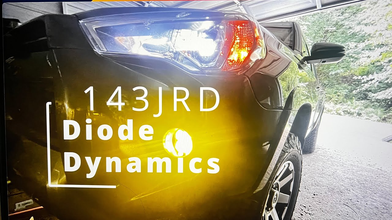 22 4Runner fog lights Diode Dynamics - YouTube