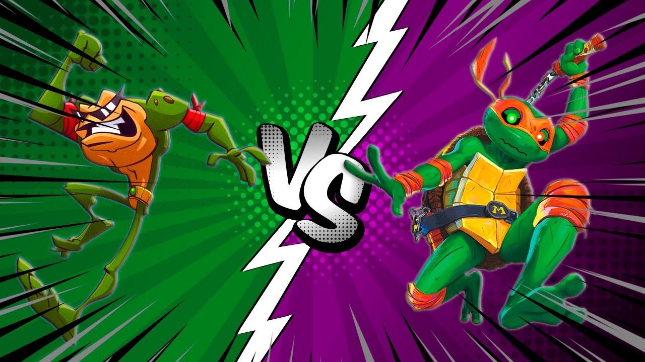Michelangelo VS Rash Sprite Animation - YouTube
