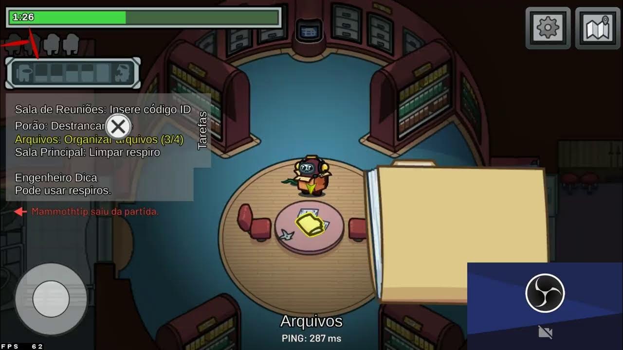 jogando among us - YouTube