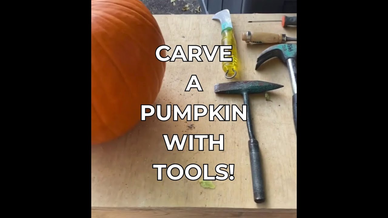 Carve a Pumpkin with Tools from the Denver Tool Library - YouTube