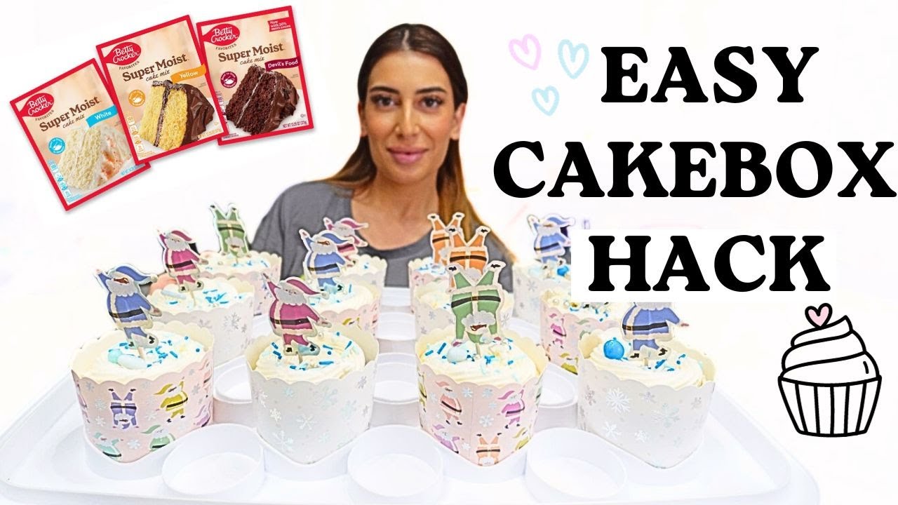 SUPER EASY CAKE BOX MIX HACK ! TASTES BETTER THAN BAKERY CAKE - YouTube
