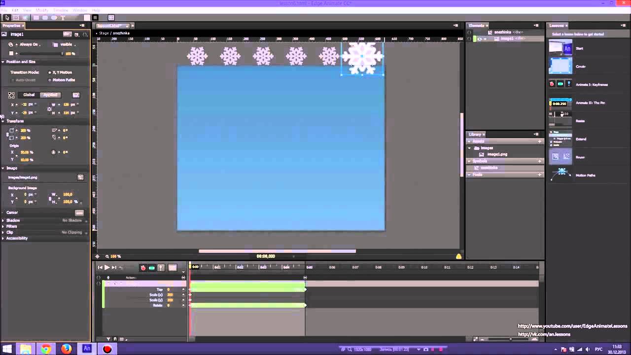Edge Animate Урок 6 Символы в Adobe Edge Animate - YouTube