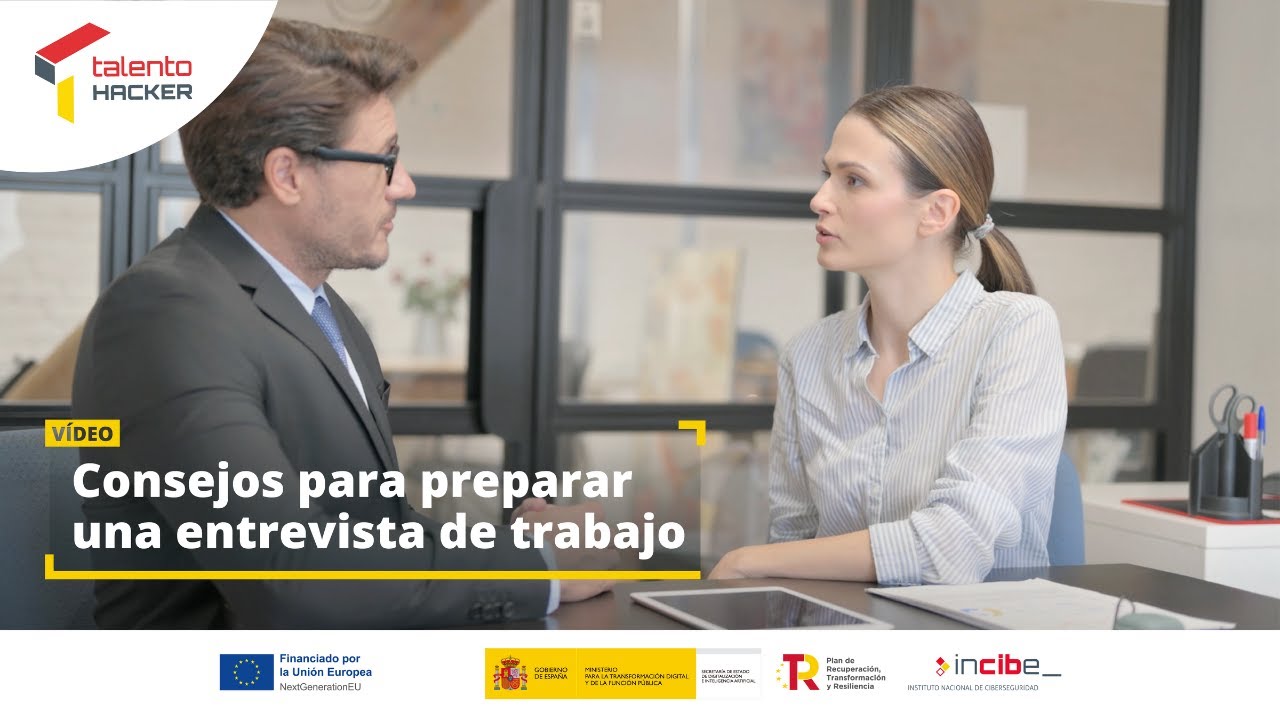 Consejos para preparar una entrevista de trabajo - YouTube