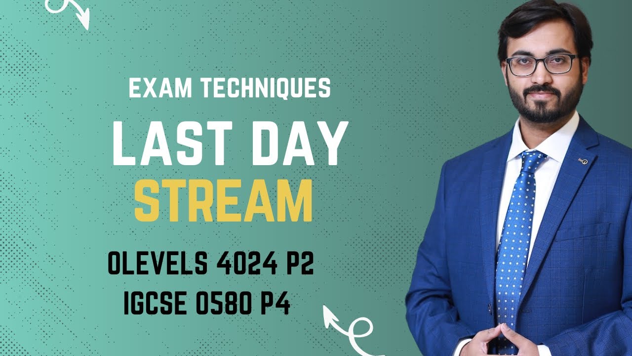 LAST CLASS BEFORE CALCULATOR PAPER | O LEVELS 4024 | IGCSE 0580 - YouTube