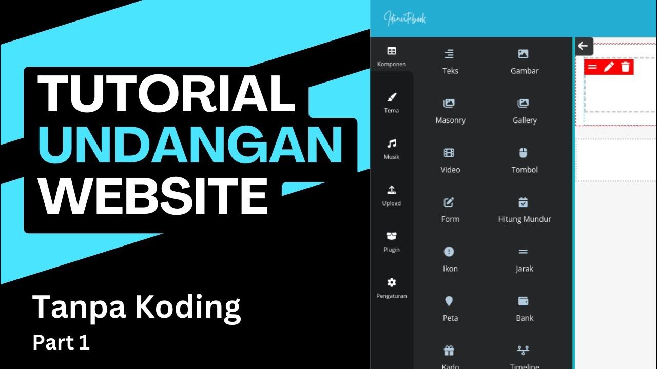 tutorial buat undangan website part 1 - YouTube