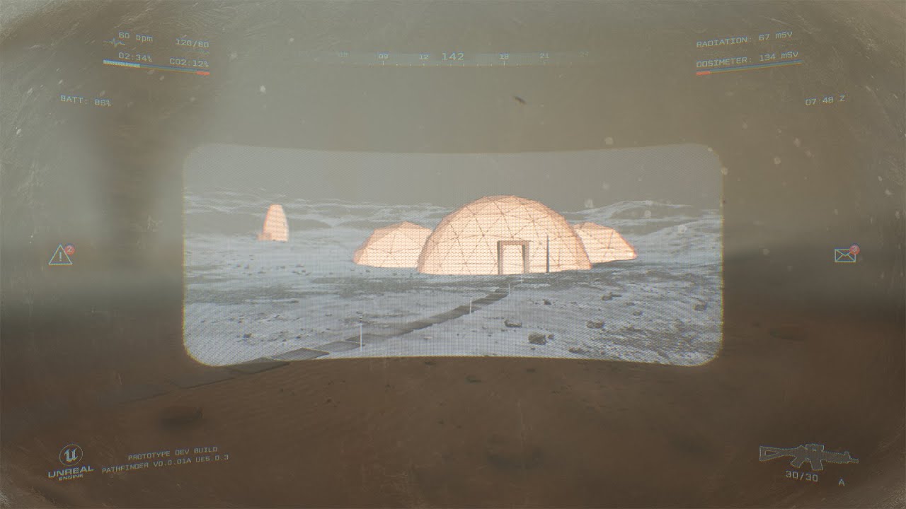 [UE5] Mars Game: Free Look, Item Pickup & Basic Inventory, Thermal ...