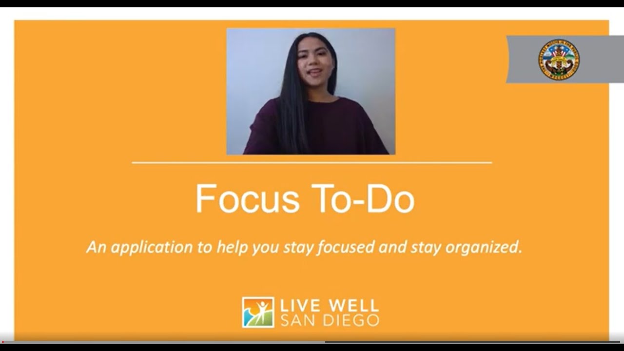 How to Use the Focus To-Do App - YouTube
