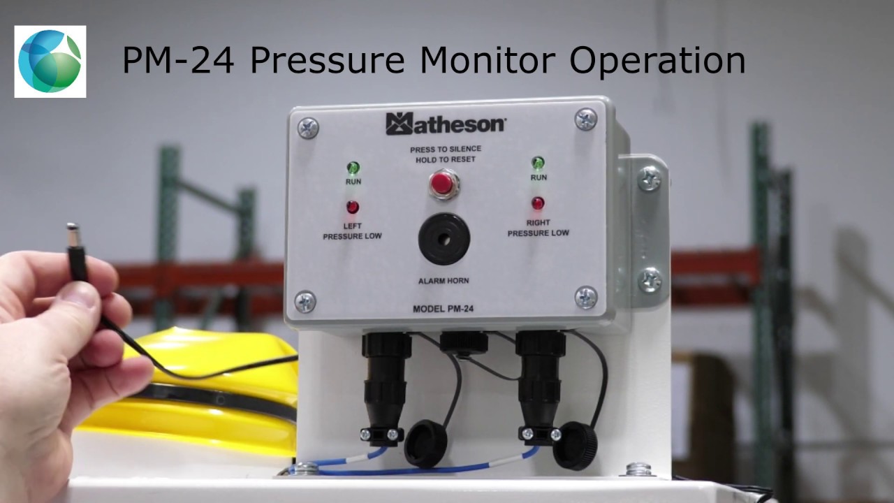 PM 24 Pressure Monitor Operation - YouTube