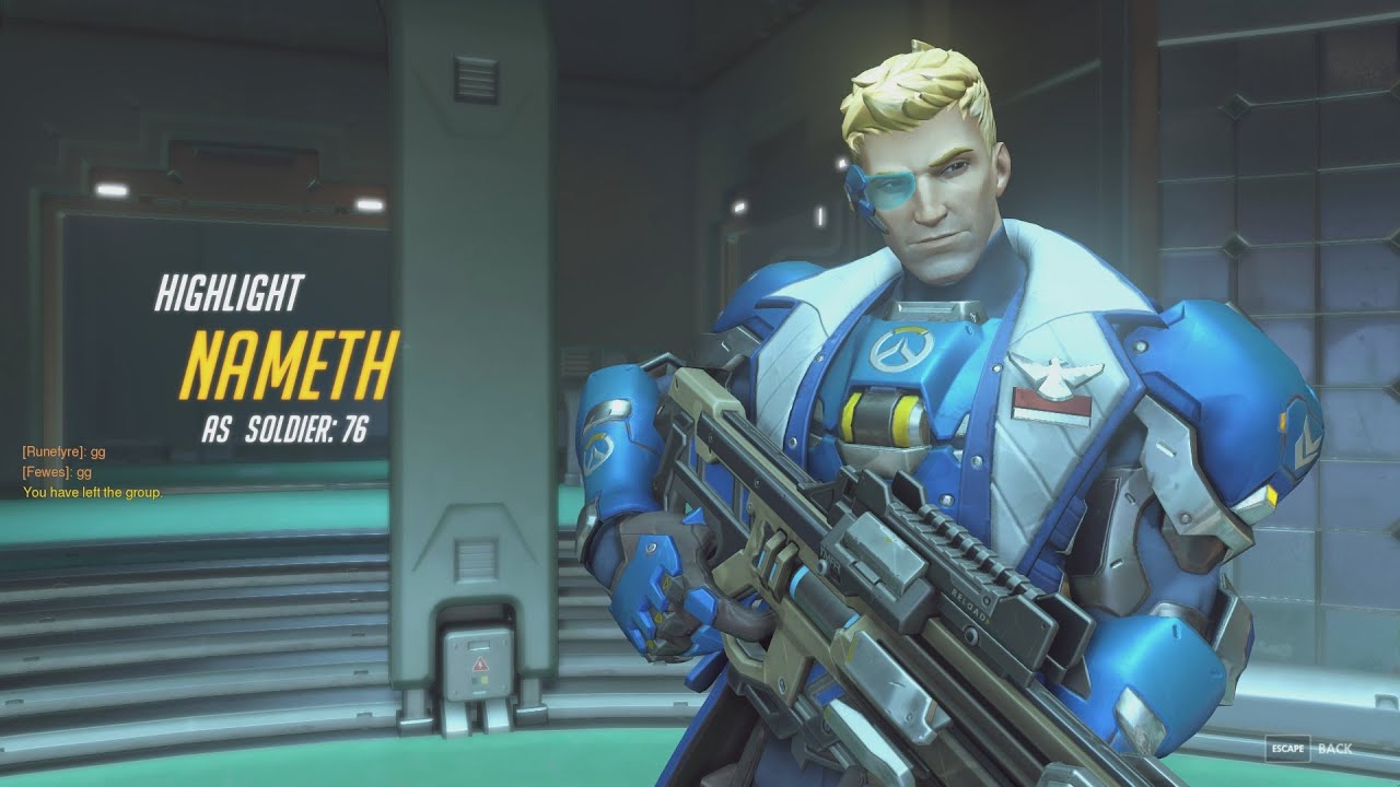 Overwatch - Soldier:76 Quad kill - YouTube