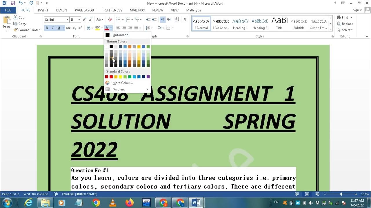 #CS408 Assignment no 1 100 percent correct solution spring 2022 - YouTube
