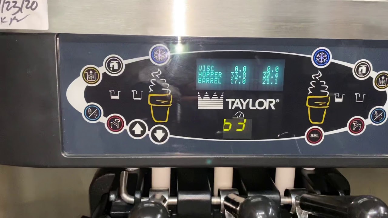 Taylor C722 M7020750 Single Phase Air Soft Serve Frozen Yogurt Machine ...