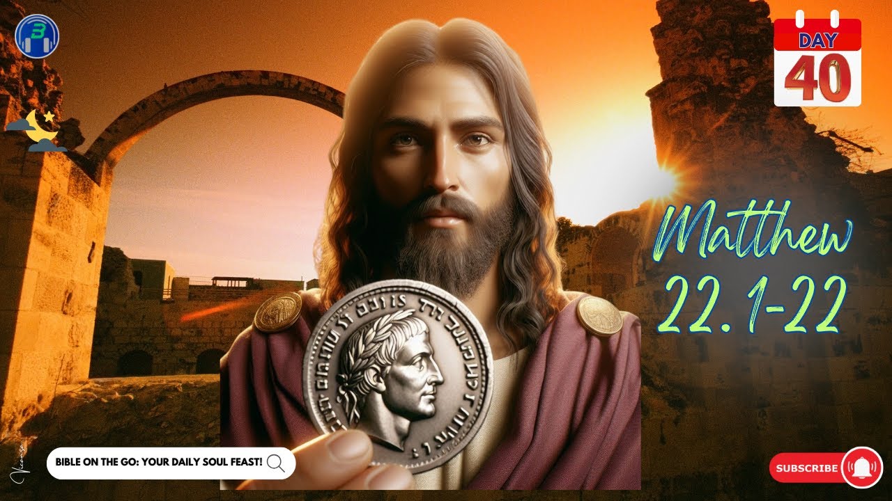 𝗗𝗔𝗬 𝟰𝟬 |𝗠𝗔𝗧𝗧𝗛𝗘𝗪 𝟮𝟮:𝟭-𝟮𝟮 |𝗘𝗩𝗘𝗡𝗜𝗡𝗚| 𝗕𝗶𝗯𝗹𝗲 𝗢𝗻 𝗧𝗵𝗲 𝗚𝗼; 𝗬𝗼𝘂𝗿 𝗗𝗮𝗶𝗹𝘆 𝗦𝗼𝘂𝗹 ...